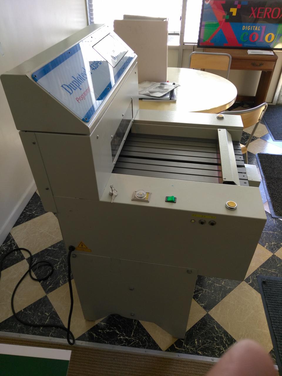 Lot #16: Duplotech 433DP Book Spine Cutter - Santa Rosa, CA - WireBids